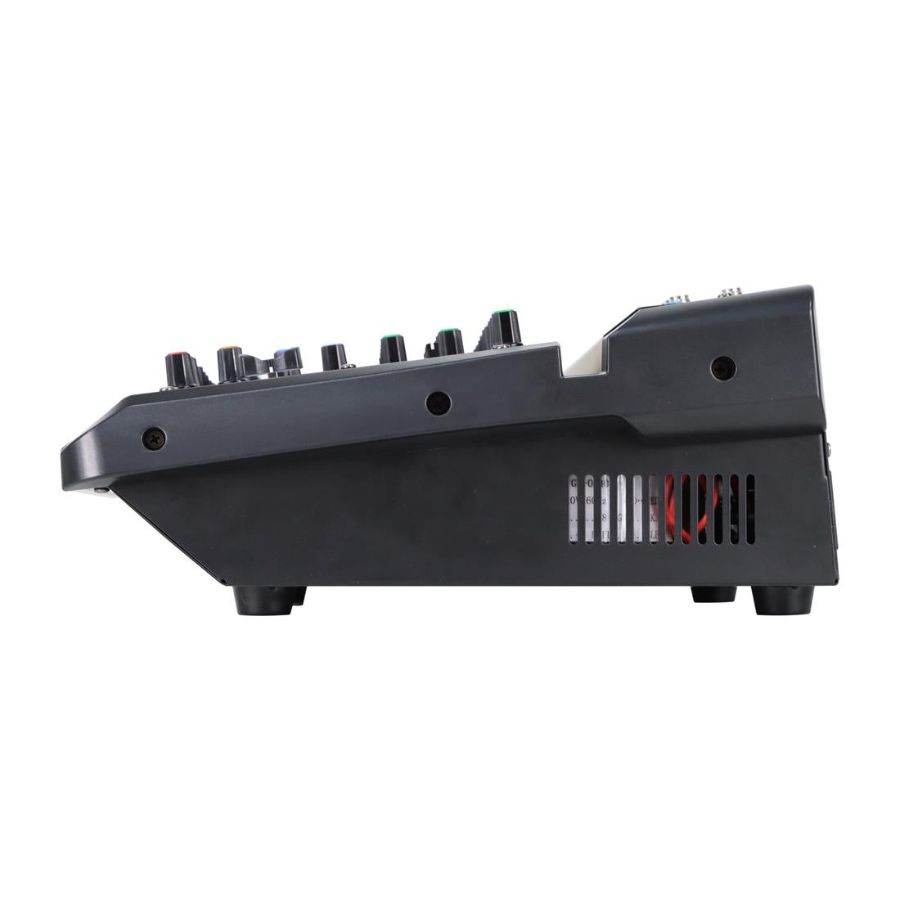 GROBER CONSOLA ACTIVA PROFESIONAL 8 CANALES CON USB/BLUETOOTH/FX/PC ...